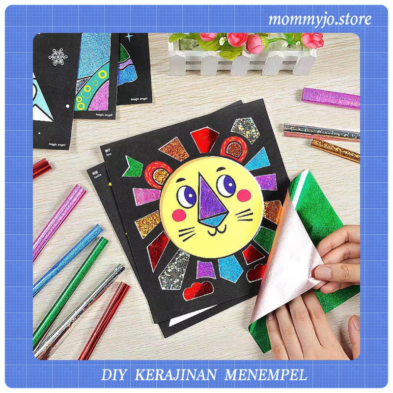 Jual DIY Mainan Kerajinan Tangan Anak Prakarya Art Craft Menempel ...