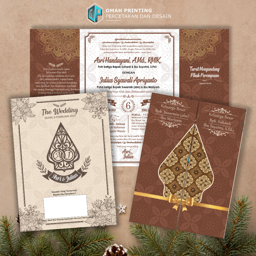 Jual UNDANGAN PERNIKAHAN FULL COLOUR | ELEGAN DAN MURAH | Shopee Indonesia
