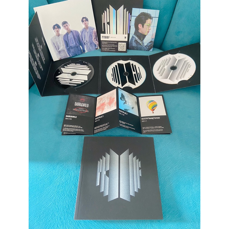 Jual OFFICIAL ALBUM ONLY PROOF COMPACT + ALBUM BE BTS UNSEALED | Shopee ...