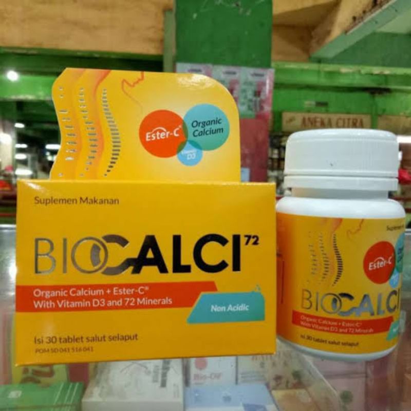 Jual Bio Calci 72 Plus Calsium Ester C isi 30 tablet | Shopee Indonesia