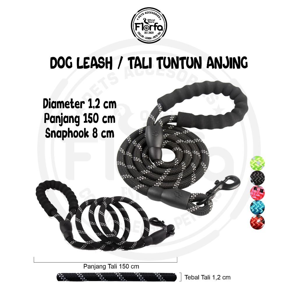 Jual Dog Leash Tali Tuntun Anjing dan Kucing Panjang 150cm Tebal Tali 1 ...