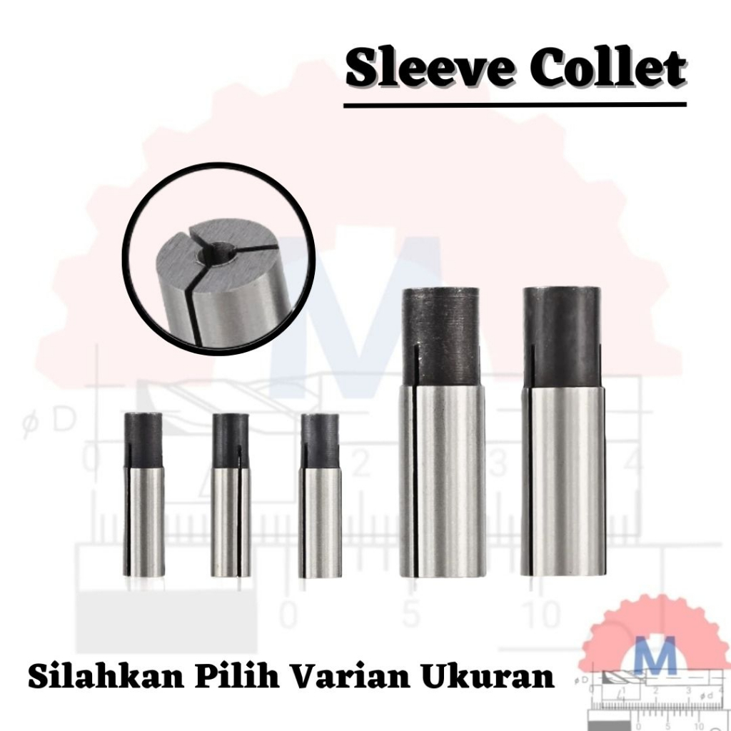 Jual Adapter Collet Sleeve Collet Lurus untuk trimmer router CNC ...