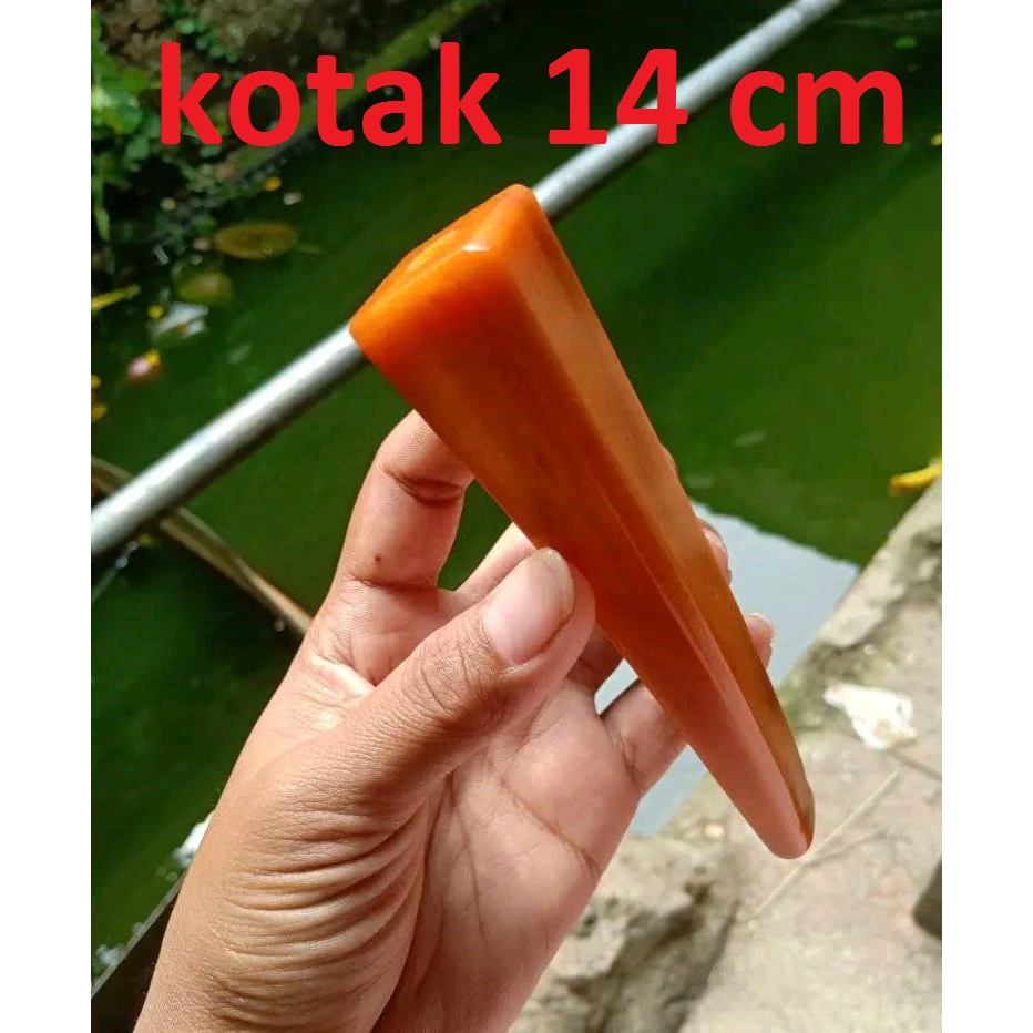 Jual PIPA ONCE CANGKLONG KAYU KRISTAL GADING, MODEL KOTAK 14 CM ...