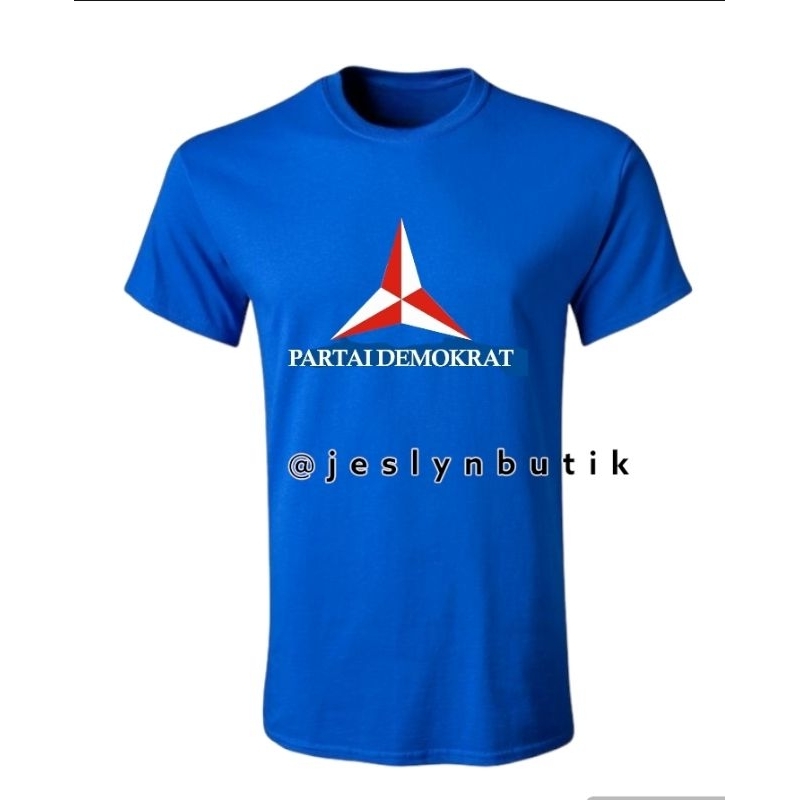 Jual KAOS DISTRO BAJU PARTAI DEMOKRAT KAOS LOGO LAMBANG MERCI kaos ...