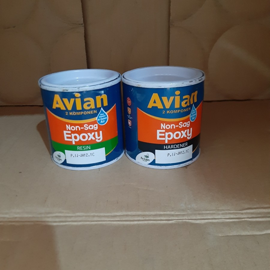 Jual Lem Epoxy Avian Non Sag 2 Komponen 800gr | Shopee Indonesia