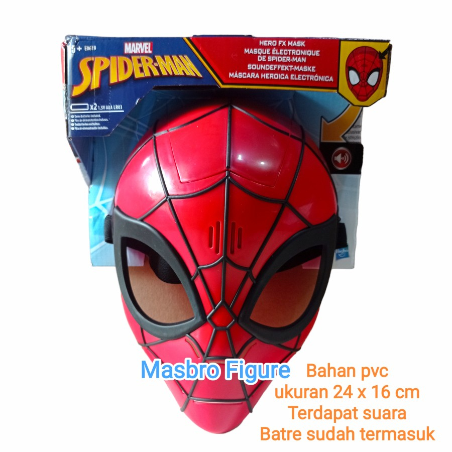 Jual Hasbro Tpeng Marvel SPIDER-MAN Hero FX Mask SPIDER MAN | Shopee ...