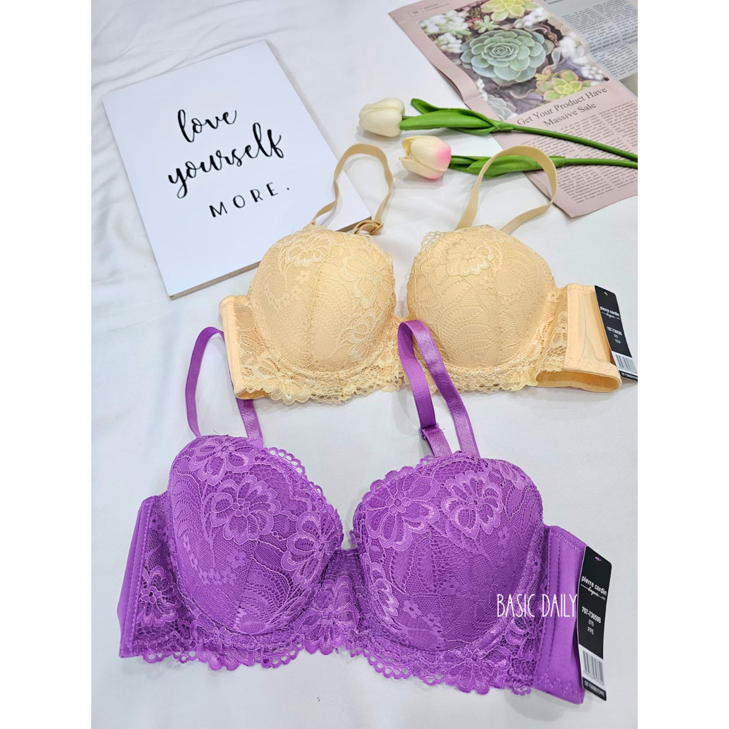 Jual BDS Bra Piere Cardin Wire Lace Renda - Bra Kawat - Brocade - 5310 ...