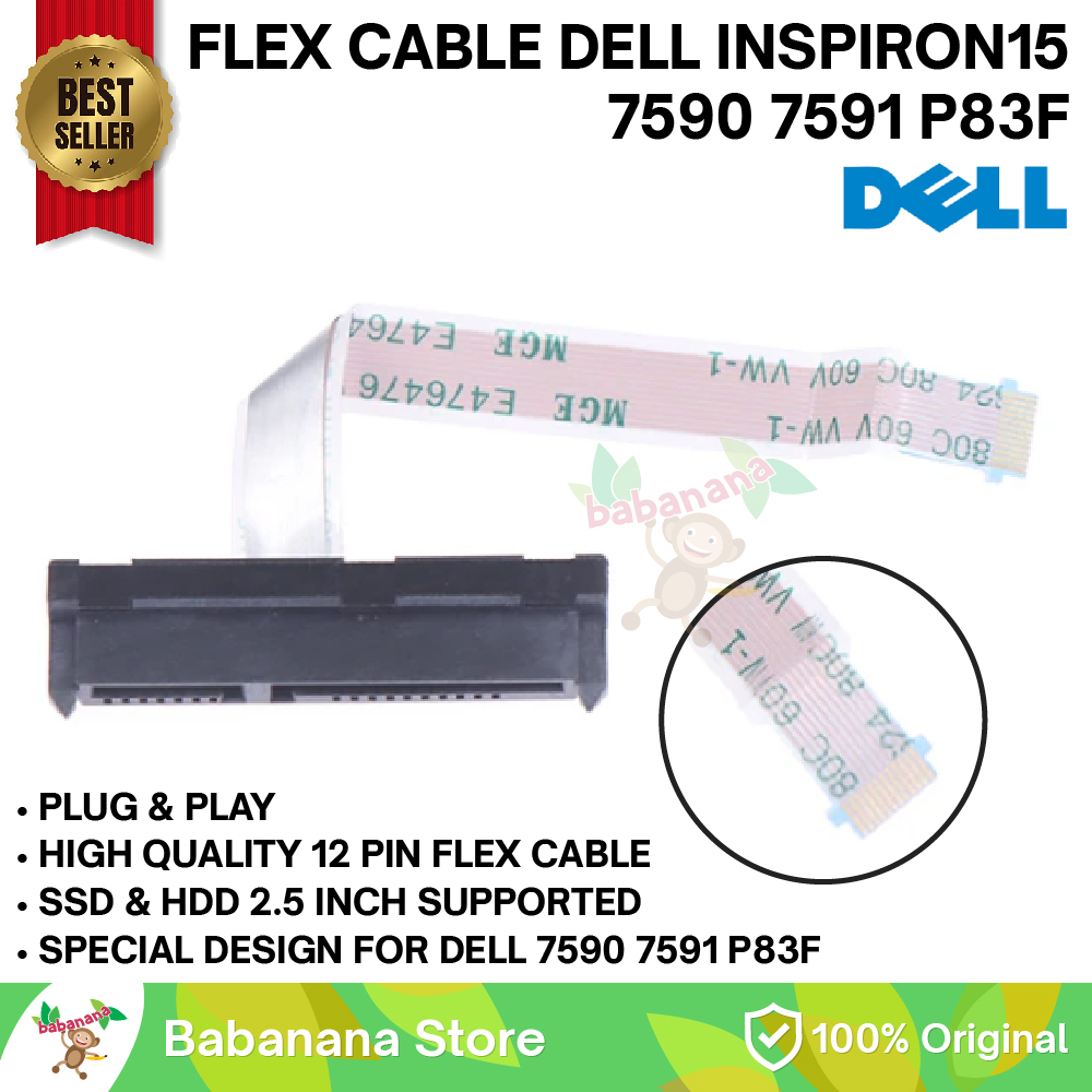 Jual DELL INSPIRON15 LAPTOP 7590 7591 P83F HDD SSD KABEL SATA FLEX ...