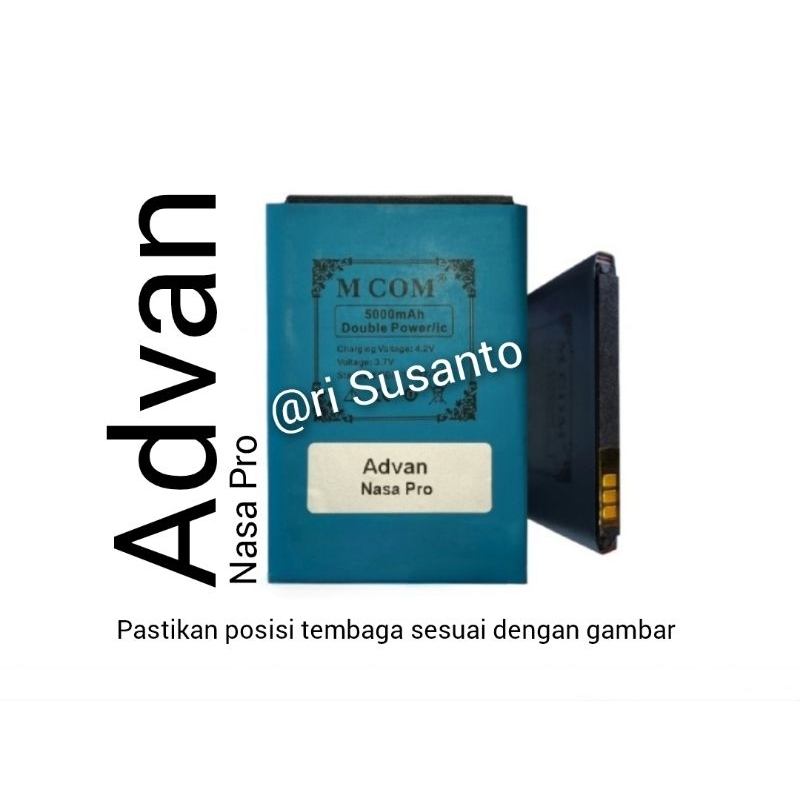 Jual Baterai MCOM for Advan Nasa Pro Double Power 5000mAh batere batre batrai battery | Shopee ...