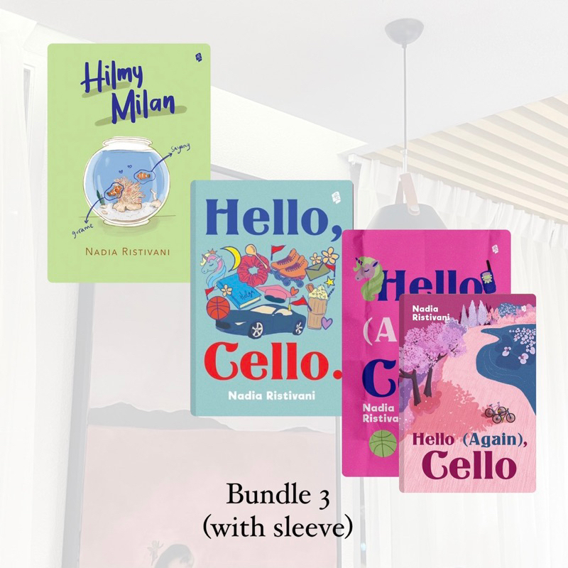 Jual Bundle 3 Buku (Hilmy Milan, Hello Cello, Hello Again Cello) by Nadia Ristivani (ijoscripts ...