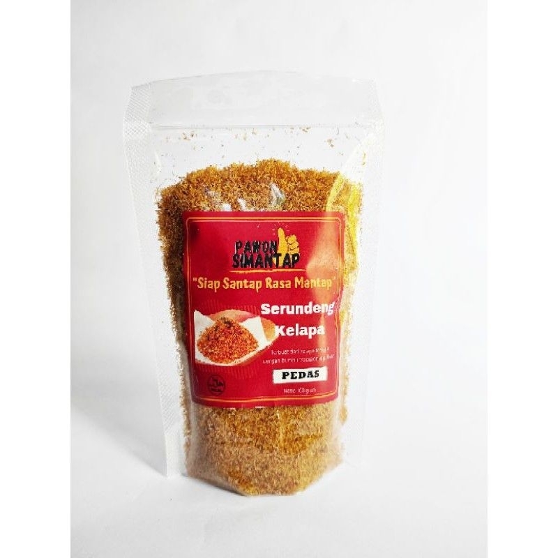 Jual Serundeng Serundeng Kelapa Pedas Manis Pawon Simantap 100 g ...