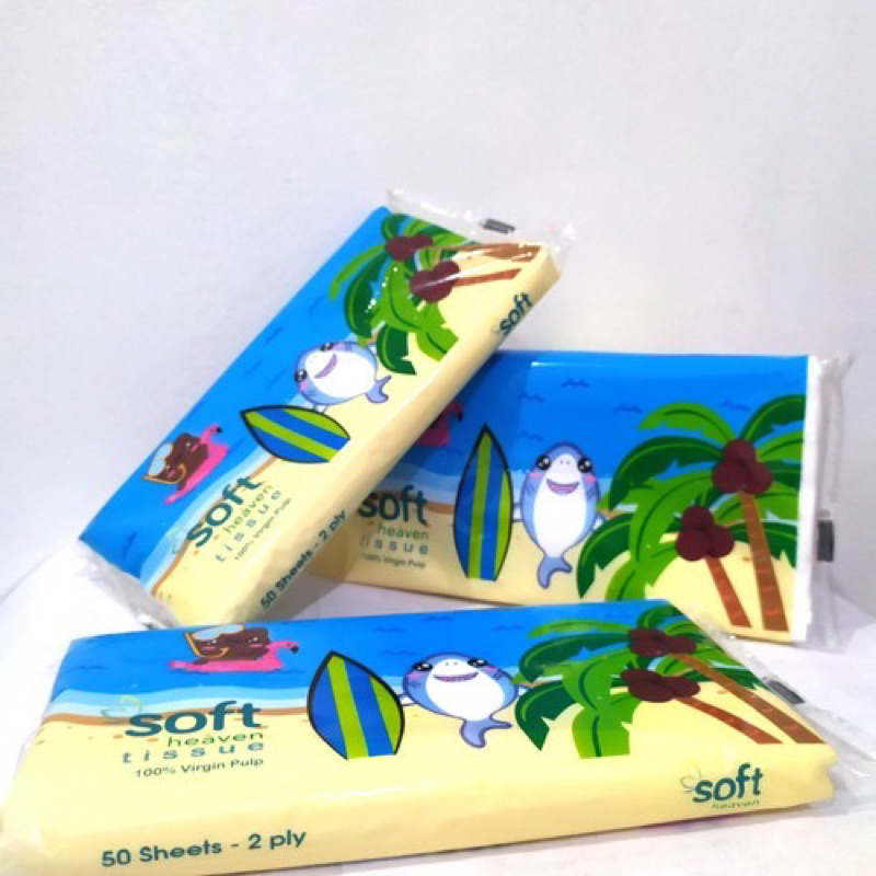 Jual Tissue Murah Soft Heaven Travel Pack 50 sheet | Shopee Indonesia