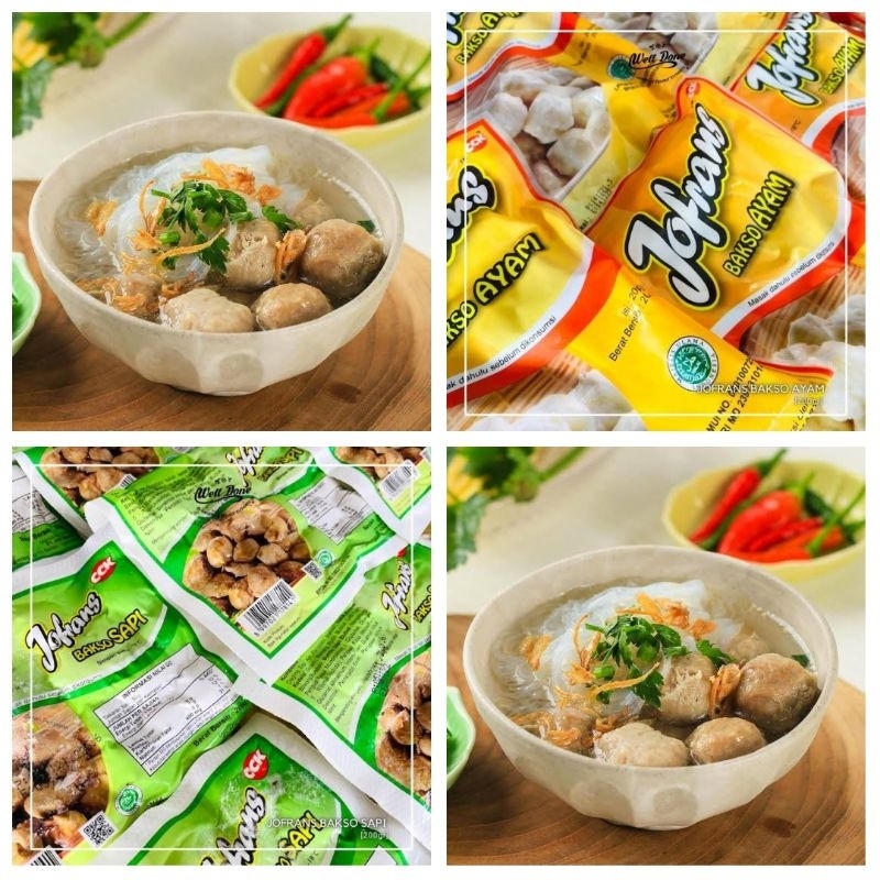 Jual Jofran Bakso ayam & sapi 500gr | Shopee Indonesia