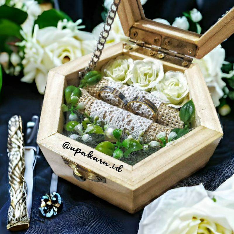 Jual Kotak Cincin Nikah/Ring Box Lamaran/Kotak Mahar/Ringbox/ Ring ...