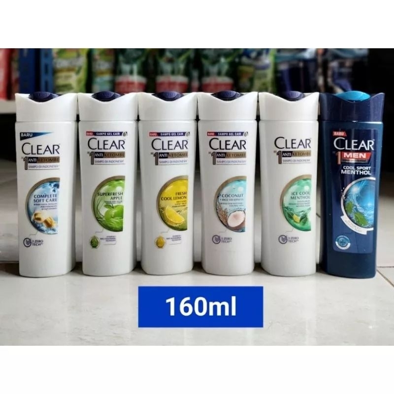 Jual Clear Shampo All Varian 160ml | Shopee Indonesia