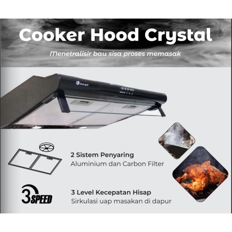 Jual Cooker Cook Cooking Kitchen Hood 1 kipas motor Sungkup Udara ...