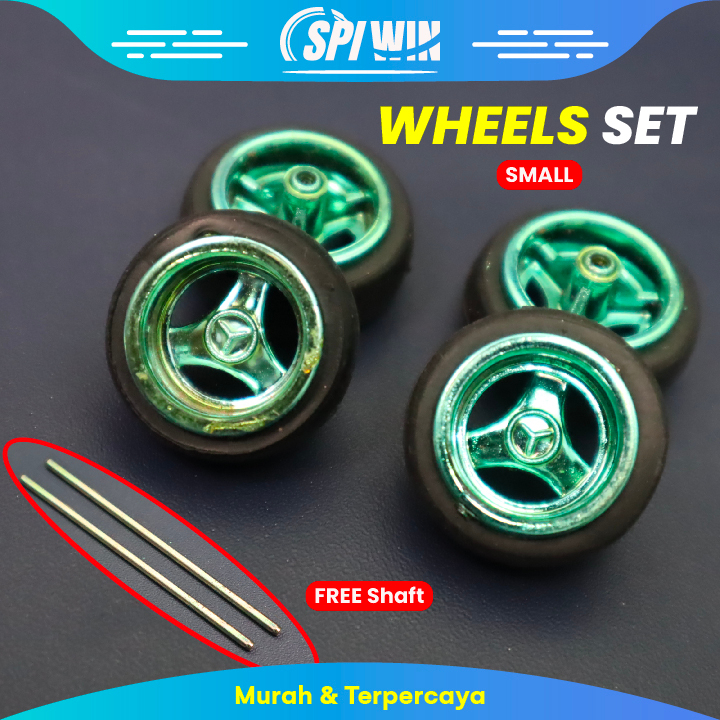 Jual Ban Tamia Medium Metalic Karet Mini 4WD Roda Tamiya | Shopee Indonesia