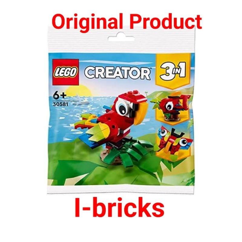 Jual LEGO Polybag Creator 30581 Tropical Parrot | Shopee Indonesia