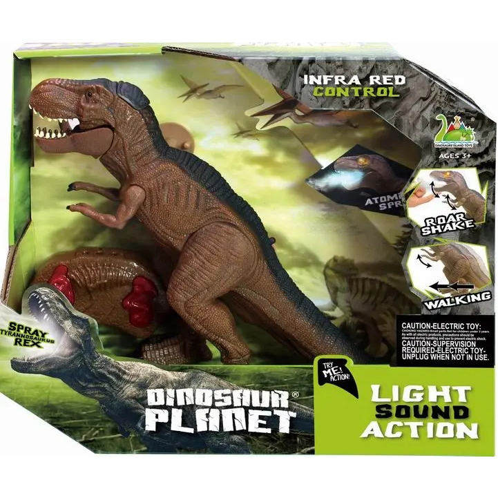 Jual Dinosaur Planet Light & Sounds RC Spray Tyrannosaurus Rex TRex ...