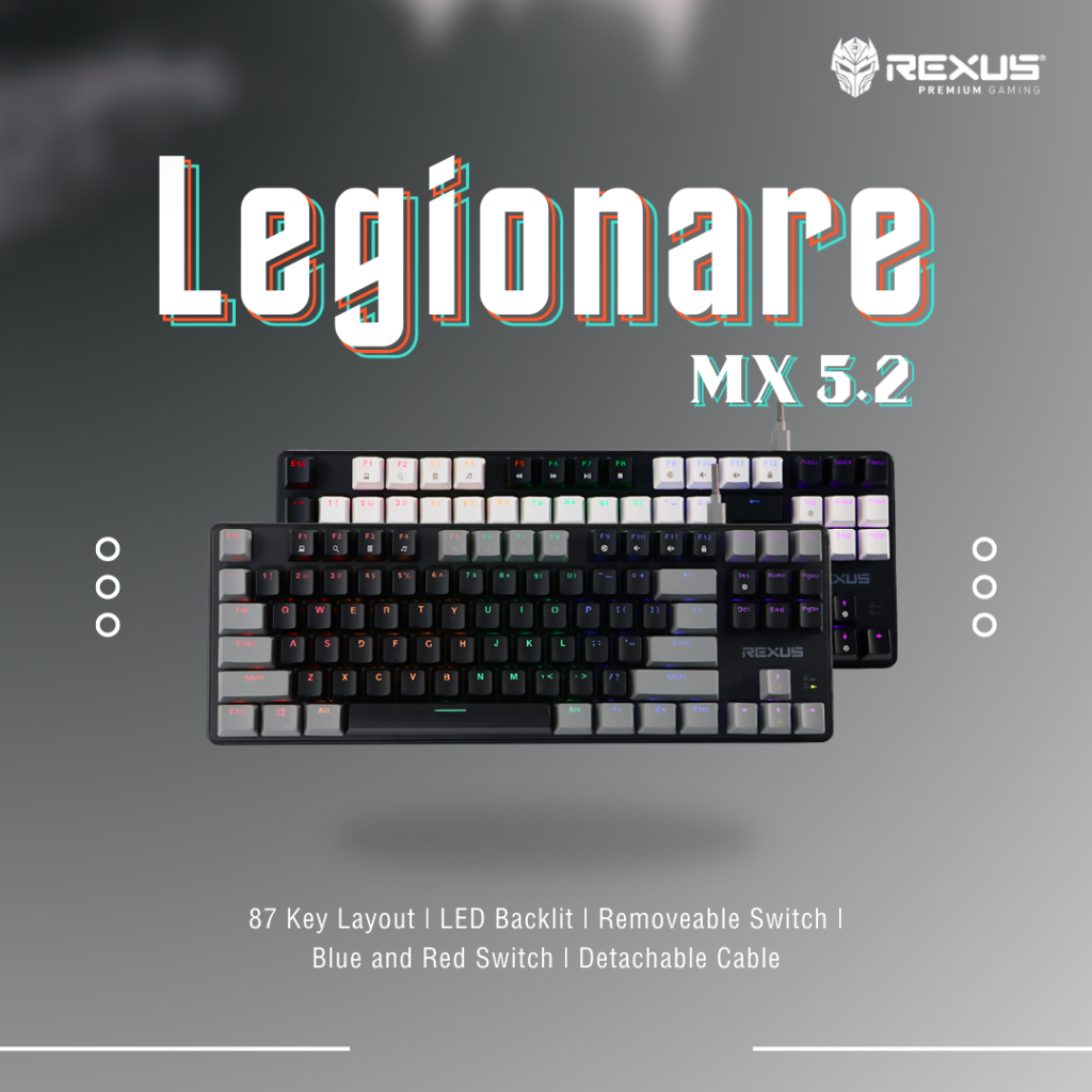 Jual Keyboard Gaming Rexus Legionare MX 5.2 Mechanical Original ...