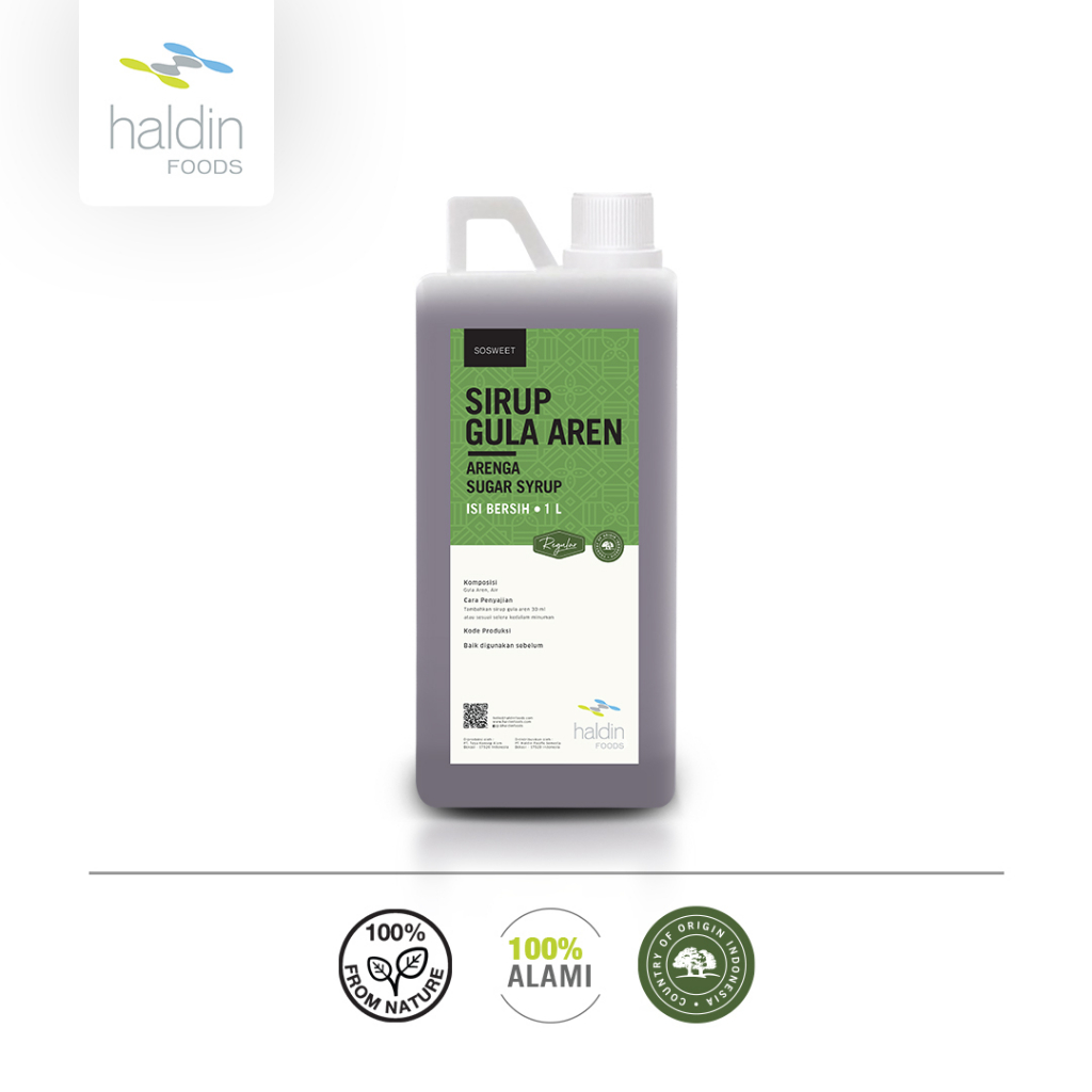 Jual haldinfoods Sirup Gula Aren Arenga Sugar Syrup Regular - 1 liter ...