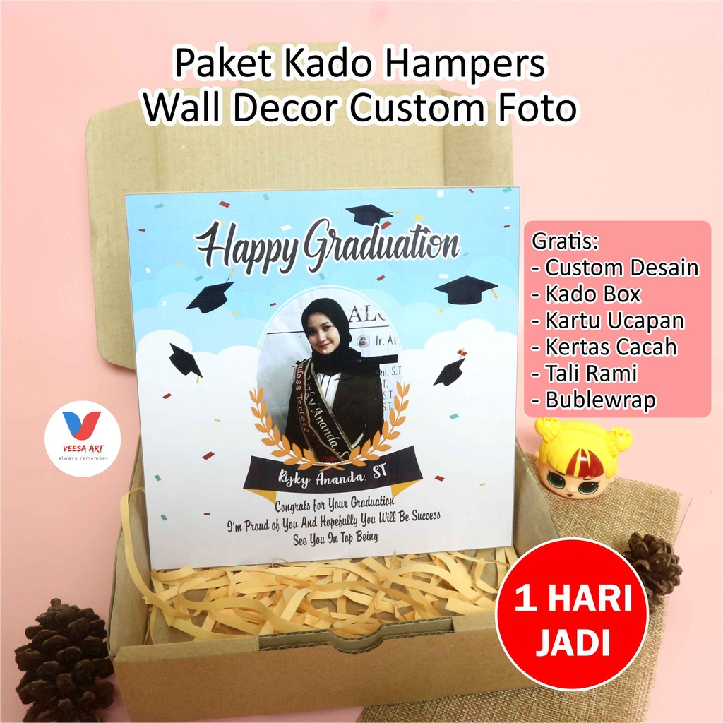 Jual Kado Wisuda Foto Graduation Hiasan Dinding | Hadiah Ultah Cewek ...