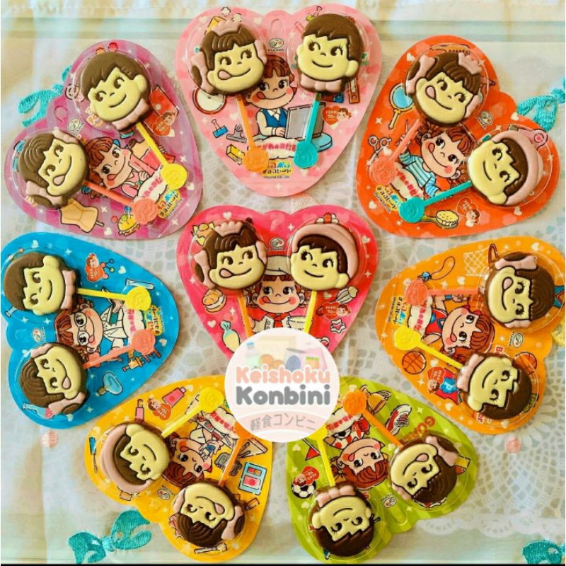 Jual Fujiya Peko Poko Stick Chocolate Pops / Snack impor / snack jepang ...