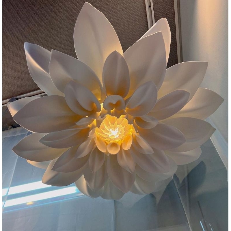 Jual BUNGA LAMPU HIAS GANTUNG DAHLIA JUMBO 50CM | Shopee Indonesia