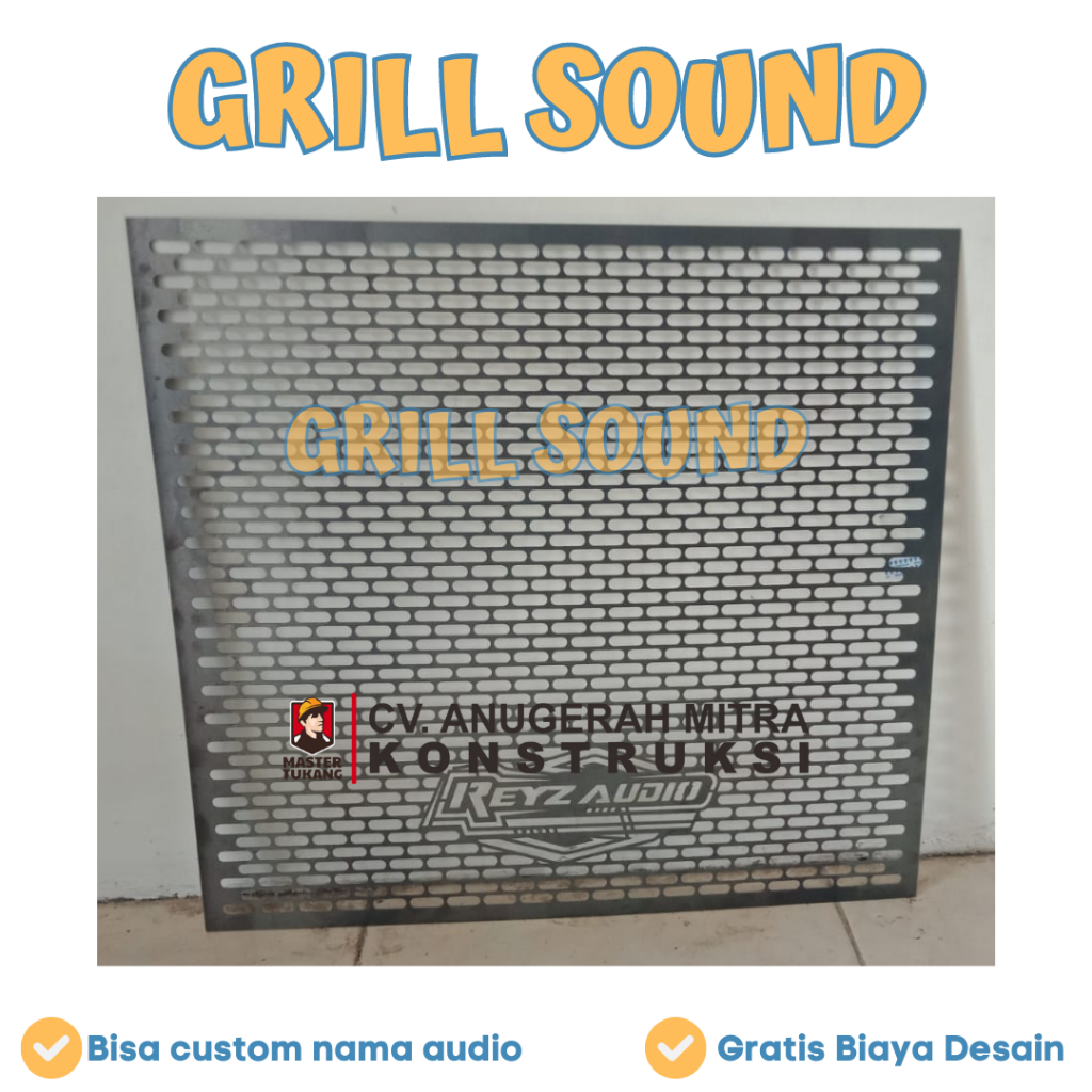 Jual Grill sound custom ukuran dan desain laser CNC ecer | Shopee Indonesia