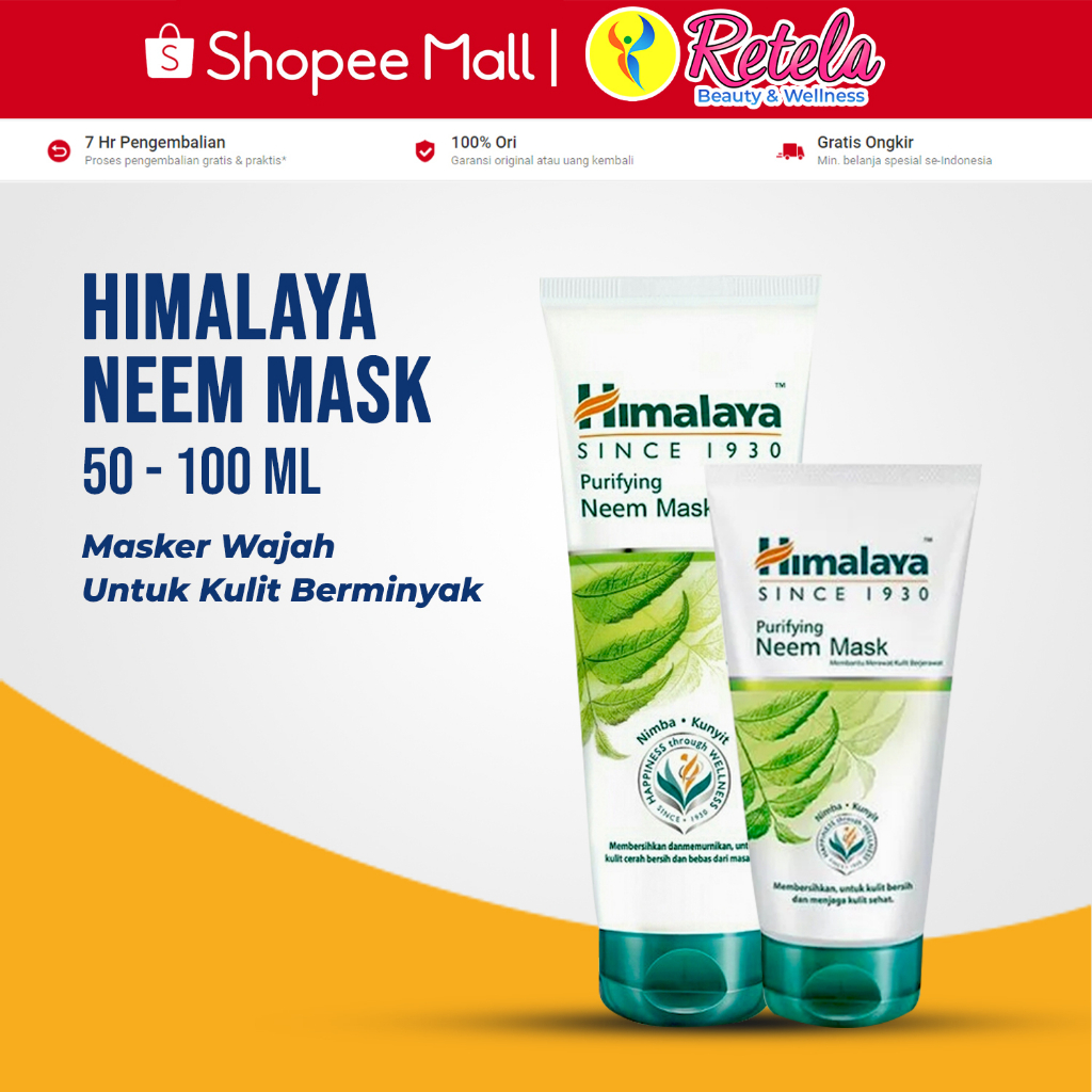 Jual Himalaya Purifying Neem Mask / Masker HImalaya / Masker Wajah ...