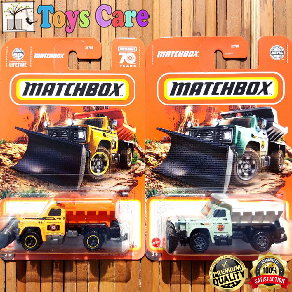 Jual Matchbox Plow Master 6000 Hijau Kuning Truck Bulldozer Konstruksi ...