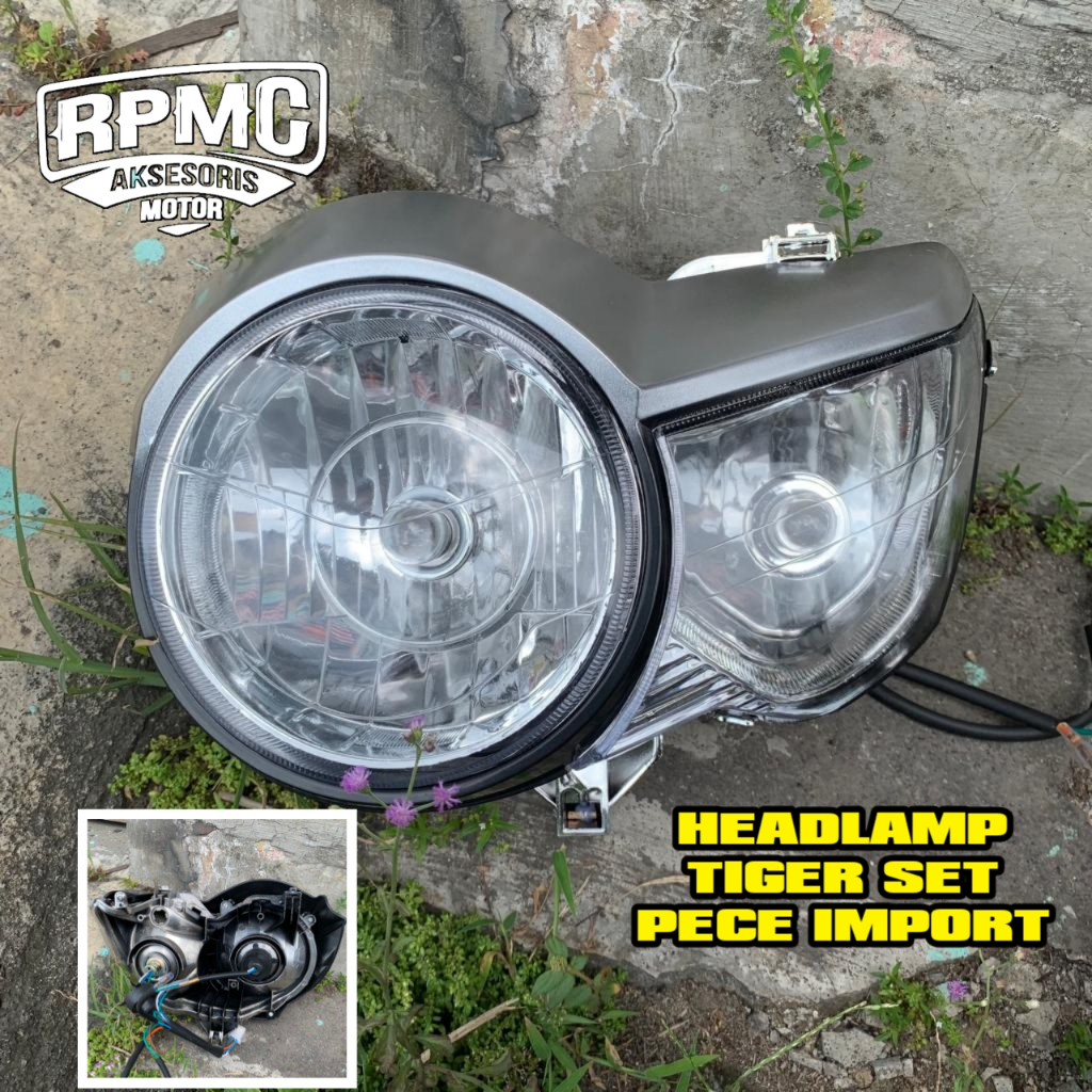 Jual HEADLAMP LAMPU DEPAN TIGER REVO PECE REFLEKTOR TIREV PECE SET ...