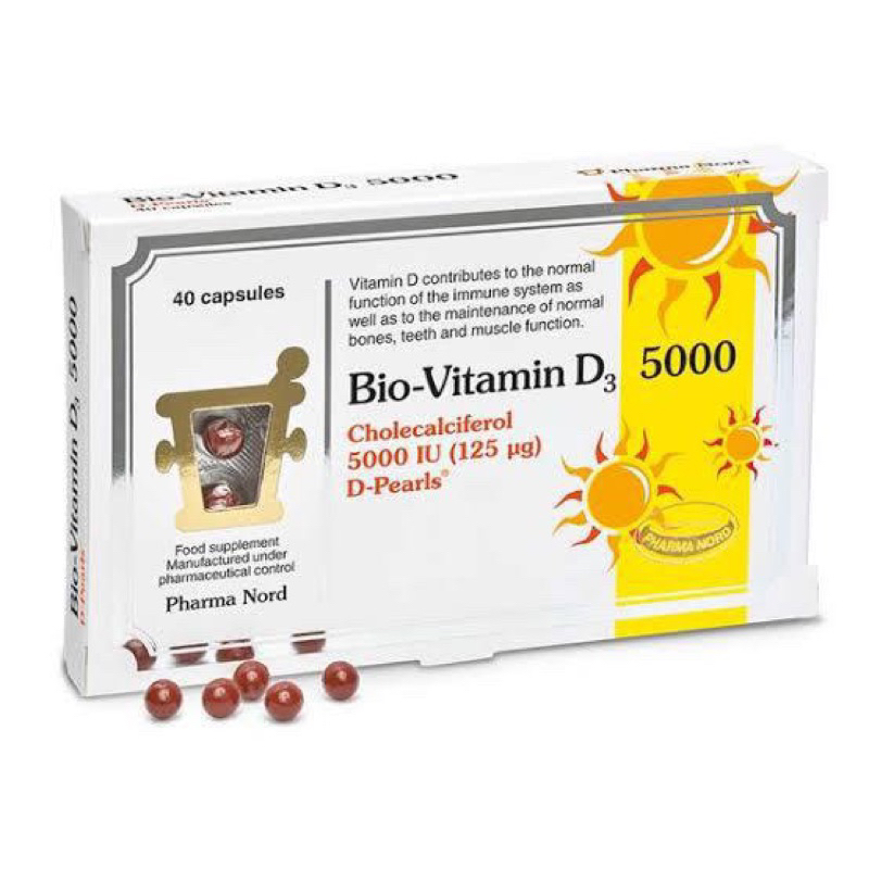 Jual Vitamin Pharma Nord Bio Vitamin D3 5000 (40 capsules) Capsul ...