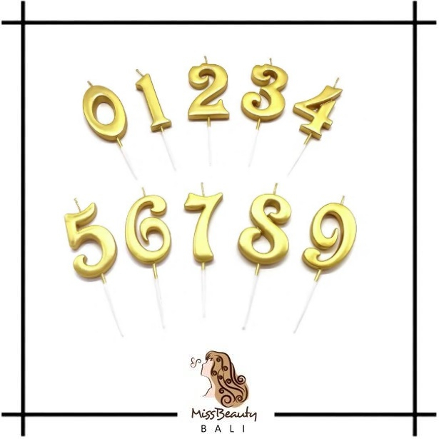 Jual Lilin Ulang Tahun Bentuk Angka 0- 9 / Birthday Candle Number ...