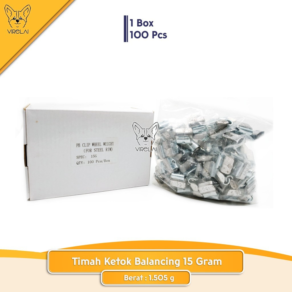 Jual [100 PCS] Timah Ketok Balancing / Besi Ketok 15 / 20 Gram | Shopee ...