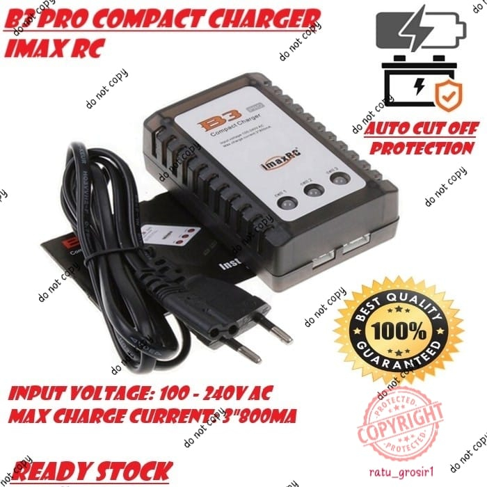 Jual Imax B3 Pro B3AC Lipo Balance Charger 2S 3S Lipo Battery Charger ...