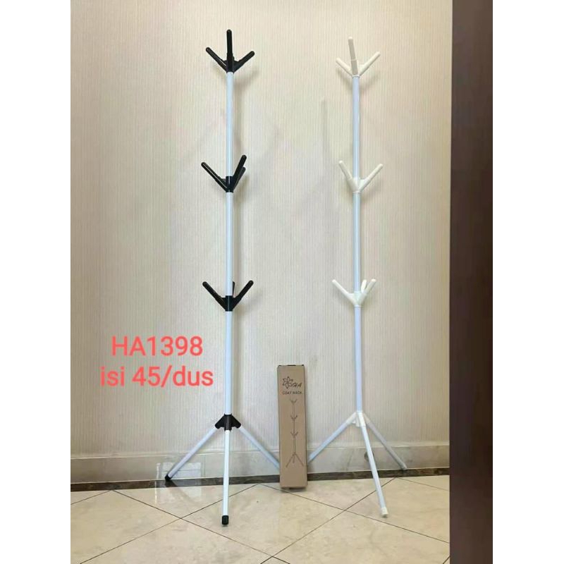 Jual stand hanger multifungsi 9 kait / gantungan berdiri / hanger ...