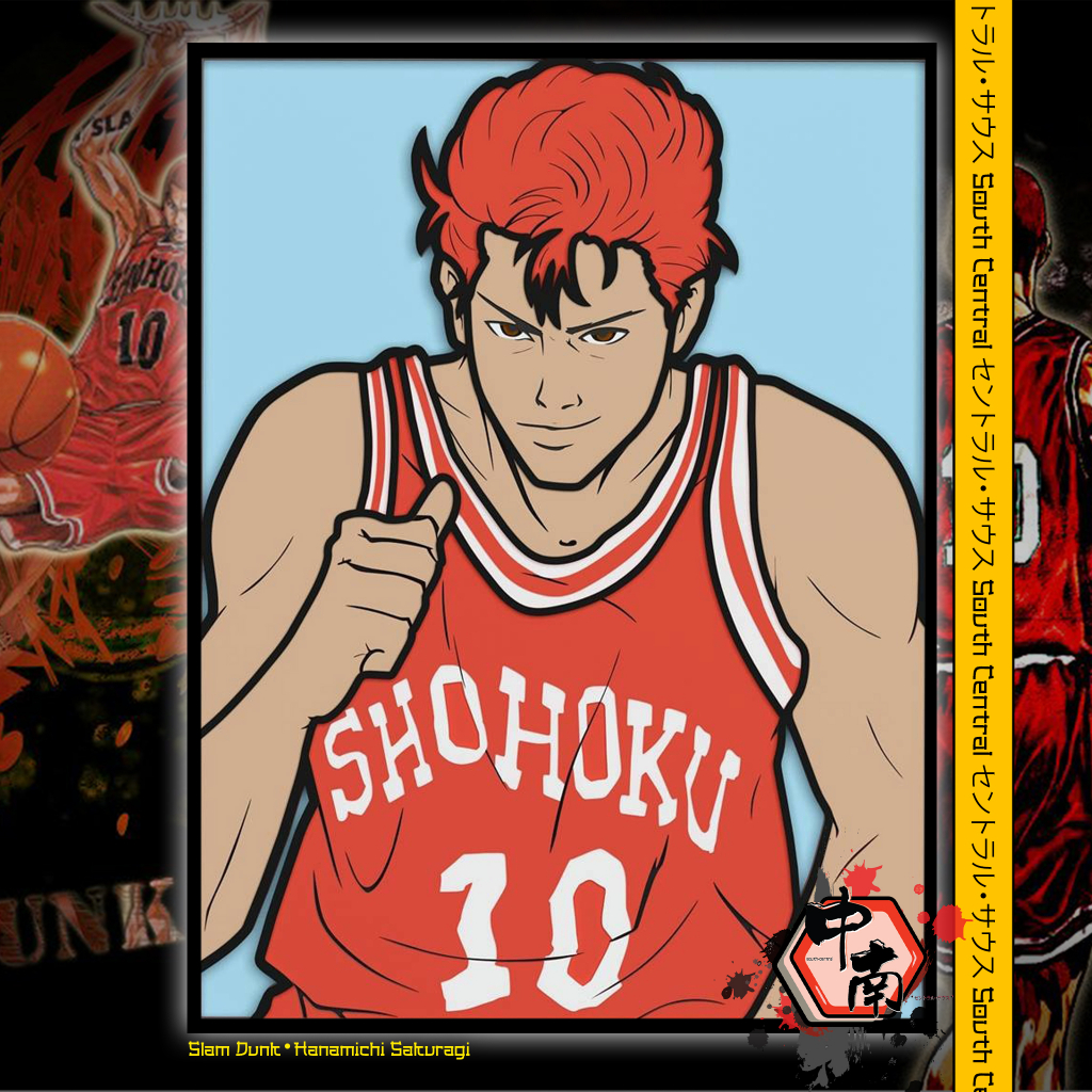Jual Poster 3D Multilayer Slam Dunk Hanamichi Sakuragi | Shopee Indonesia