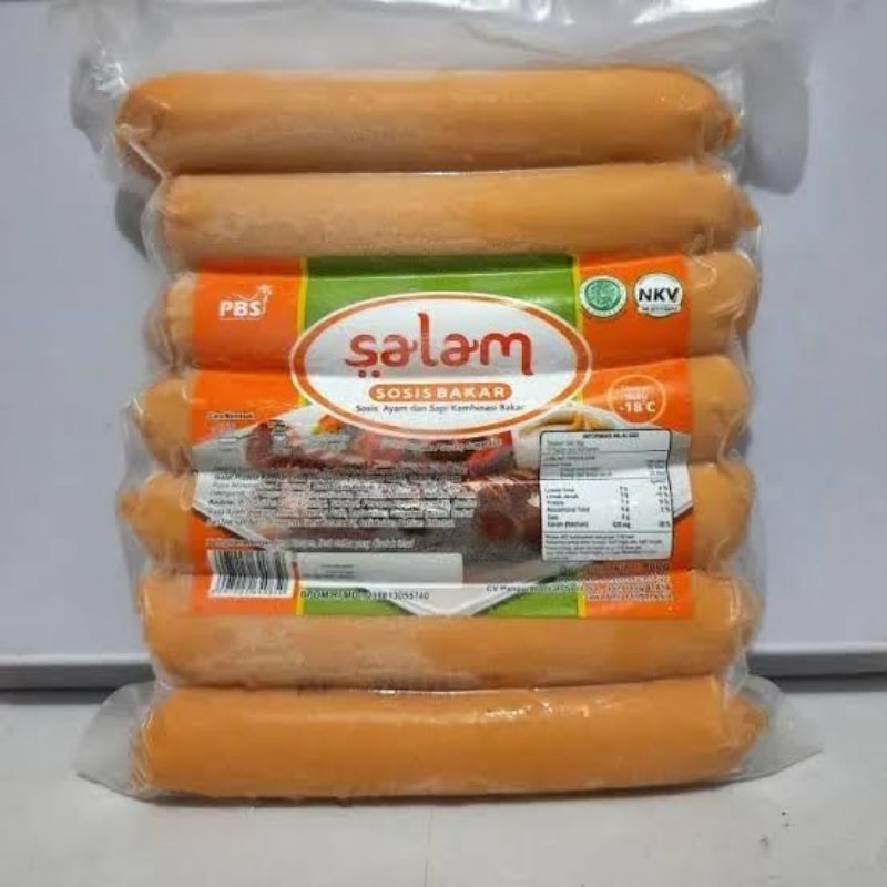 Jual SOSIS BAKAR SALAM LONG 500g ISI 8 | Shopee Indonesia