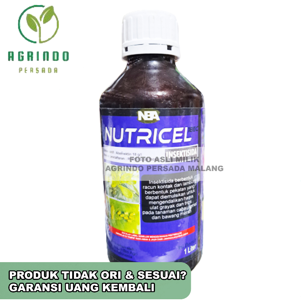 Jual Insektisida Nutricel 18EC 1 Liter | Nutricel 1 Liter Insektisida sejenis Abacel, Demolish ...