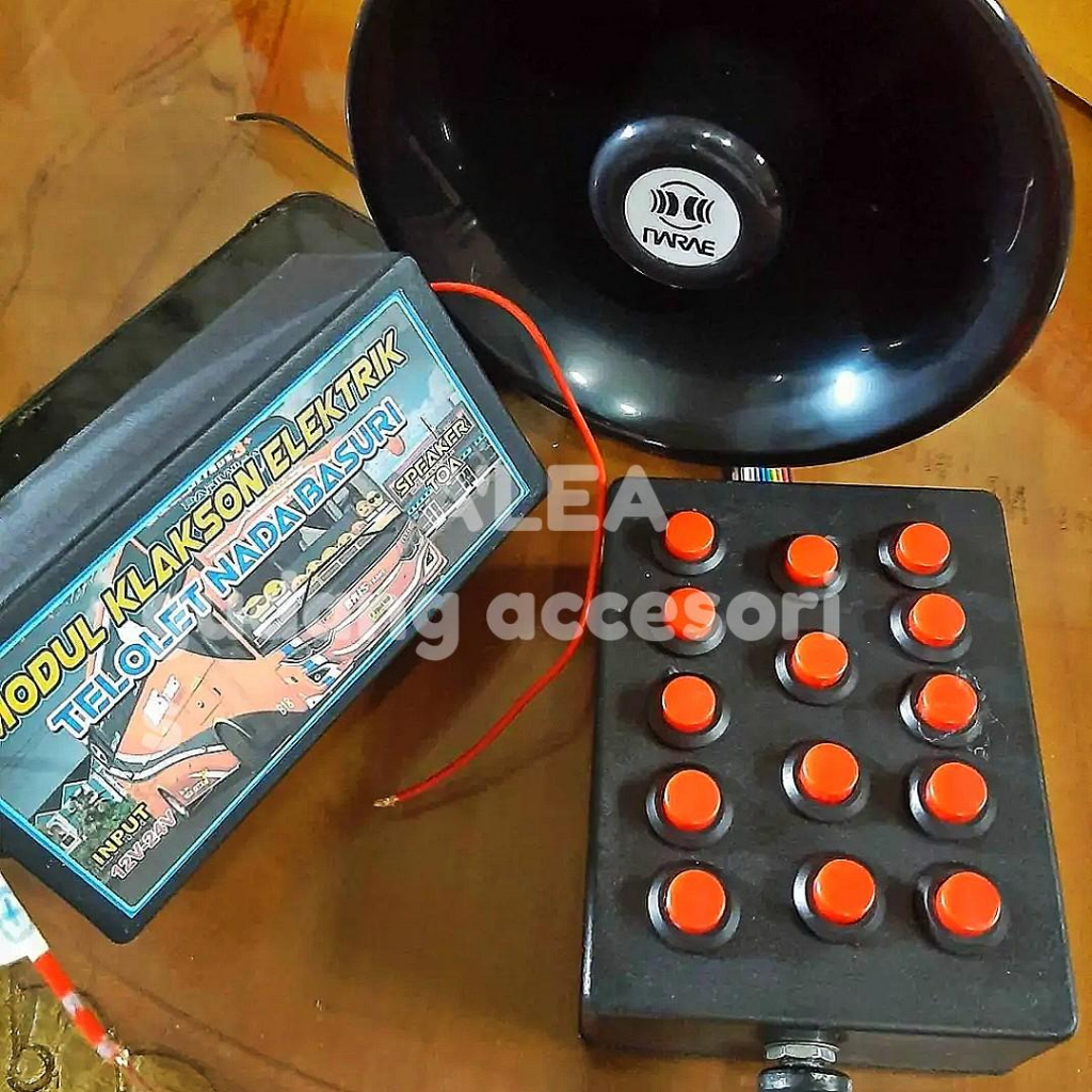 Jual KLAKSON BASURI ELEKTRIK 14 TOMBOL UNIVERSAL 12V dan 24v | Shopee ...