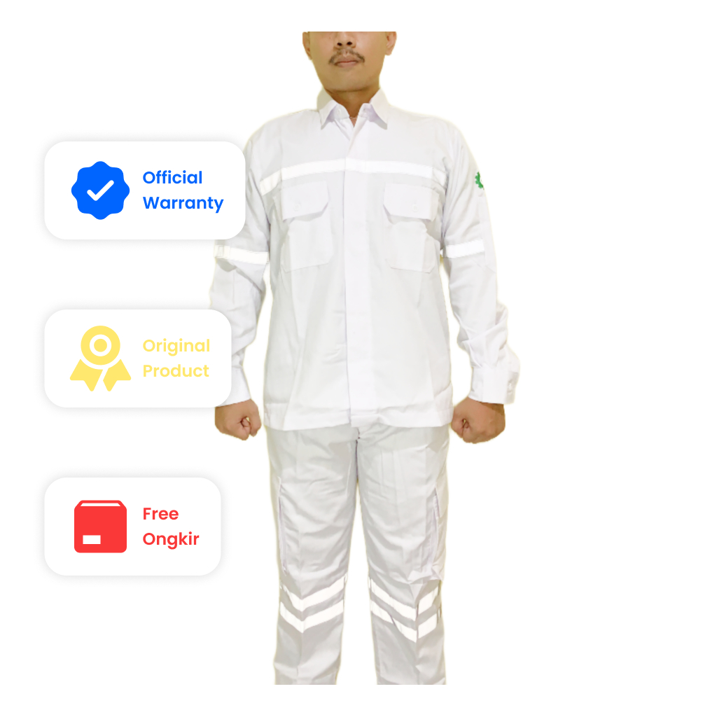 Jual Seragam Safety Baju Kemeja Lengan Panjang Stelan Wearpack Werpak ...