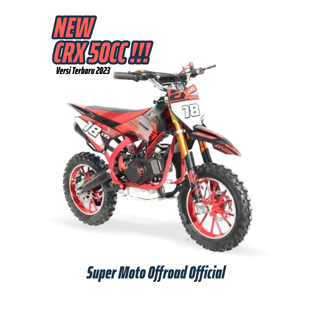 Jual Motor Mini Model CRX 50CC New 2023 | Mainan Motor Trail Replika ...