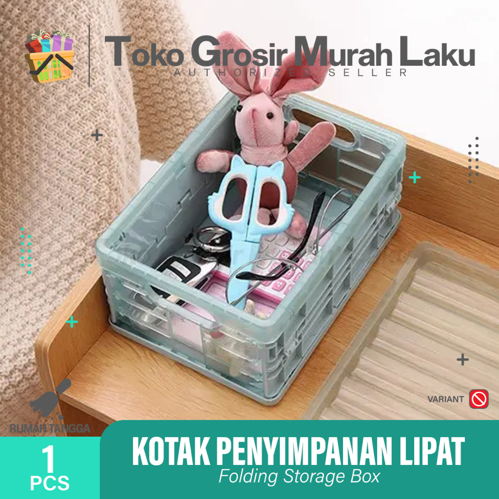 Jual STORAGE ORGANIZER BOX KOTAK LIPAT PENYIMPANAN BARANG MULTIFUNGSI ...