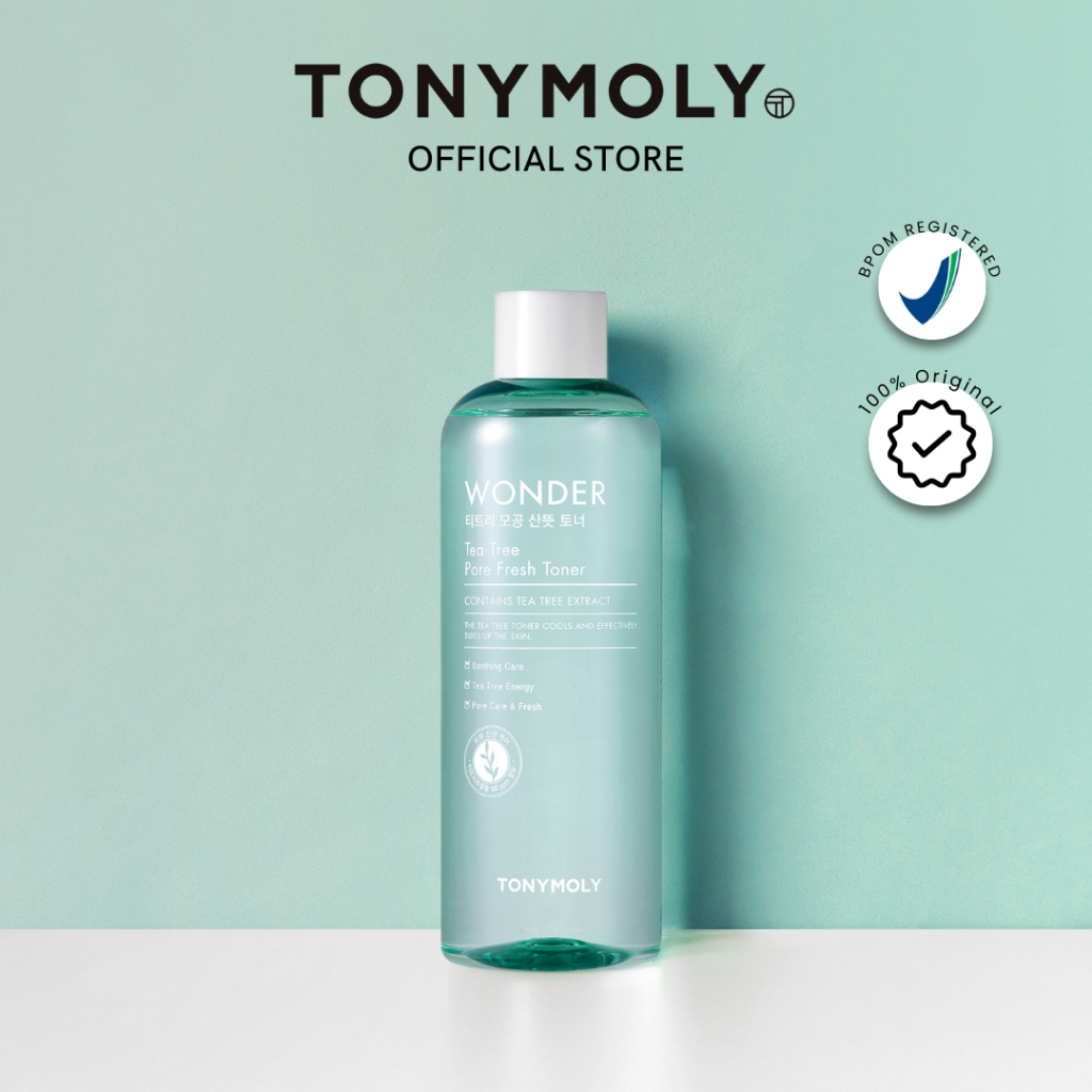 Jual TONY MOLY Wonder Tea Tree Pore Fresh Toner 500ml | Shopee Indonesia