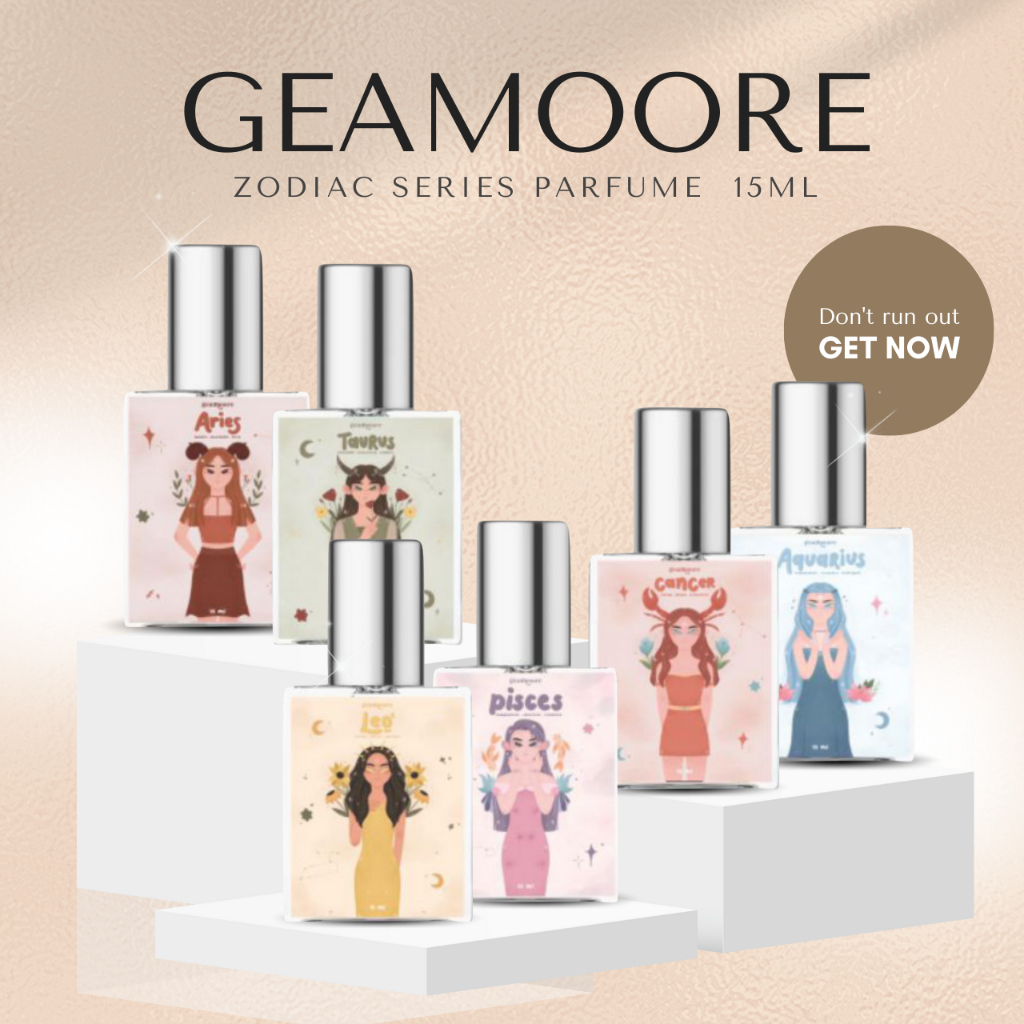 Jual (BPOM) GEAMOORE ZODIAC SERIES PERFUME / PARFUM ZODIAK 15ml Parfum ...
