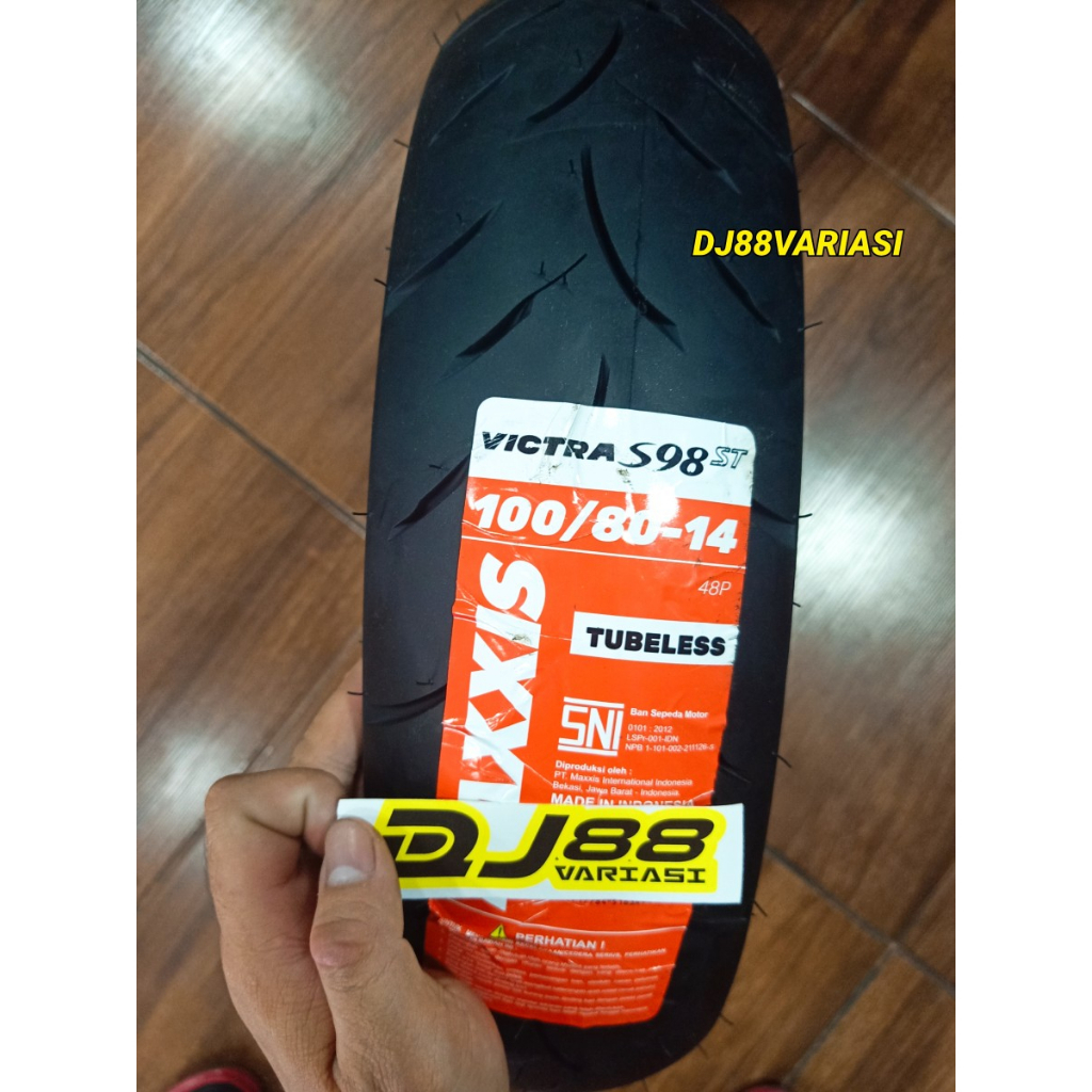 Jual BAN MAXXIS 100/80 RING 14 BAN DEPAN VARIO 125 VARIO 150 160 ...