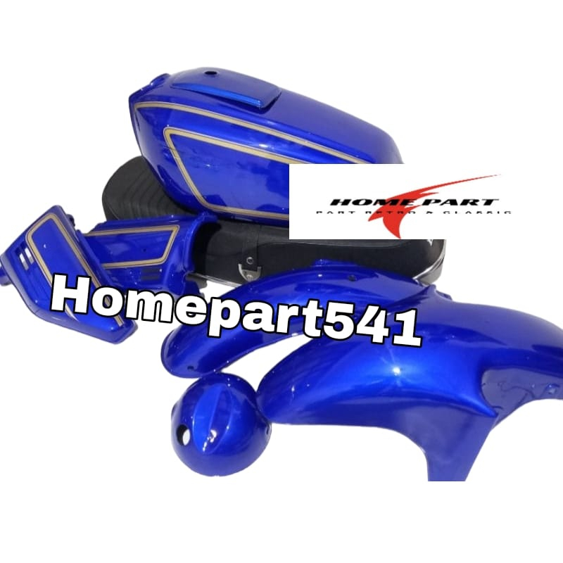 Jual PAKET TANGKI TENGKI GL 100 GL100 SET STRIPING COVER TUTUP TANGKI ...