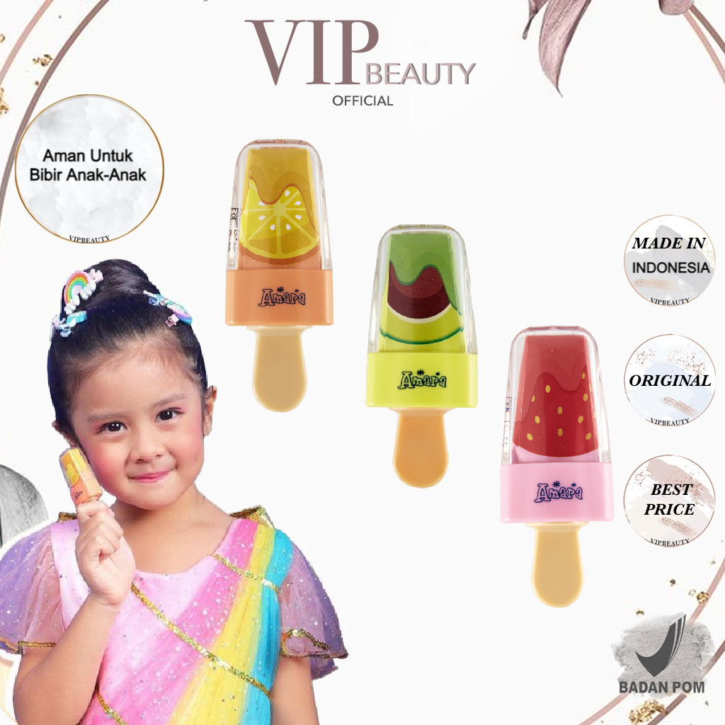Jual AMARA Mini Lipstick Cosmetic For Kids | Lipstick Anak | Shopee ...
