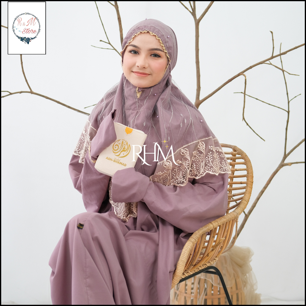 Jual Mukena Terusan Dewasa Katun Balqees | Shopee Indonesia